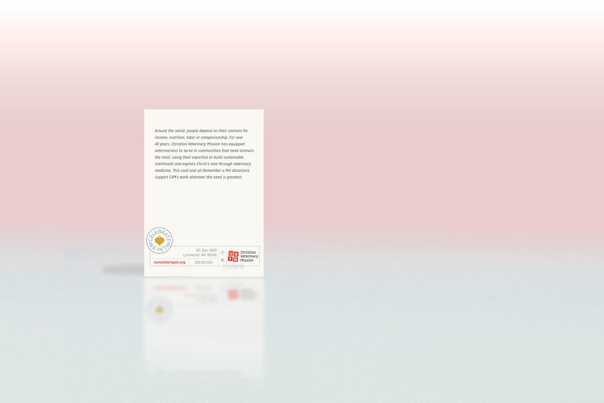 Cat Card – CVM Remember A Pet